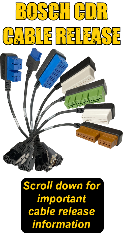 Bosch CDR Cable Bundle Release 2024 – crashdatagroup